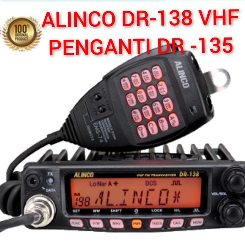 Jual RIG ALINCO DR-138 VHF (PENGGANTI ALINCO DR-135 MK3) | Shopee Indonesia