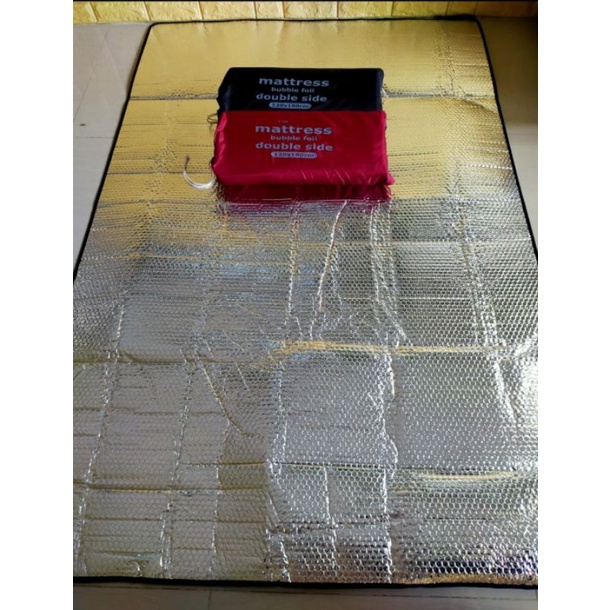 Jual Matras Aluminium bubble foil / Matras Aluminium dobel 120 x 180 ...