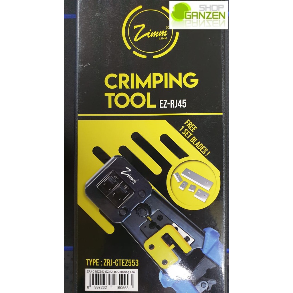 Jual Zimmlink Tang Crimping RJ45 Crimping Tools zimm link | Shopee ...