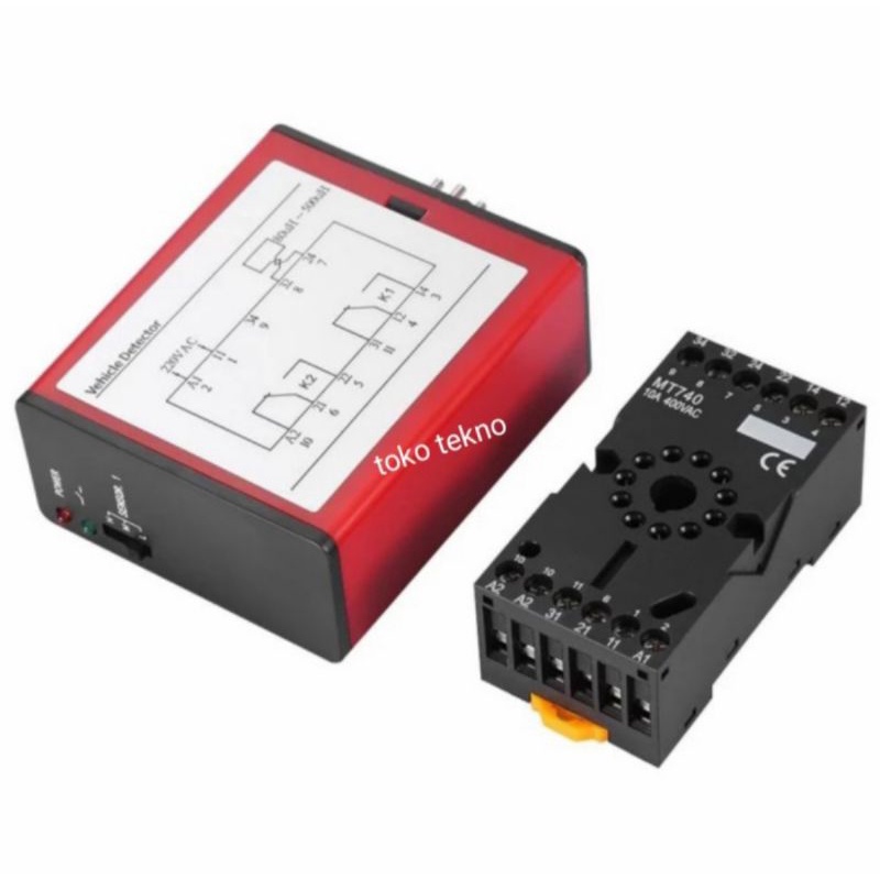Jual Vld Single Merah Loop Detector Merah 220v Sensor Parkir | Shopee 