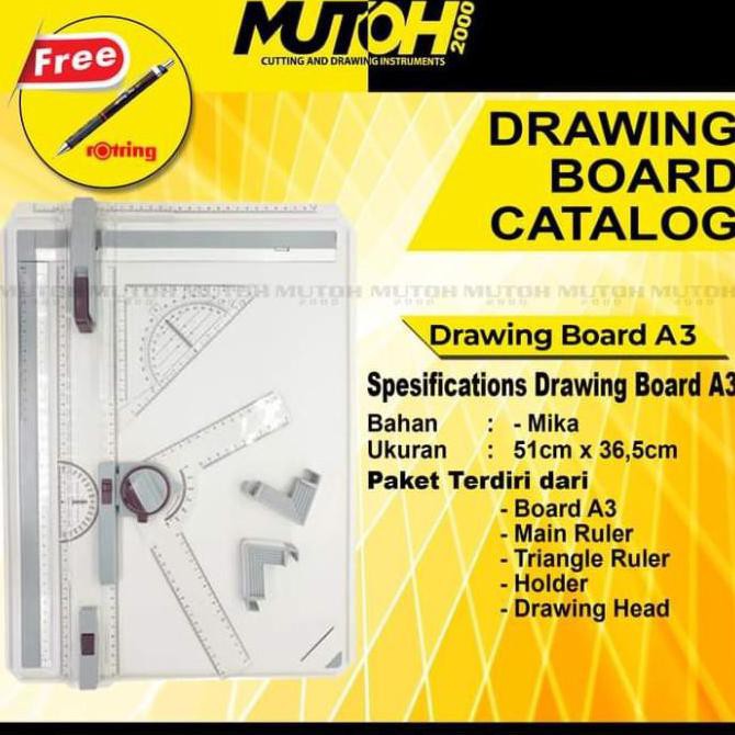 Jual SPESIAL PROMO - PERALATAN MELUKIS DRAWING RAPID A3 MEJA GAMBAR ...