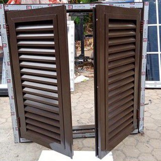 Jual Jendela Aluminium Jalusi 100x100 | Shopee Indonesia