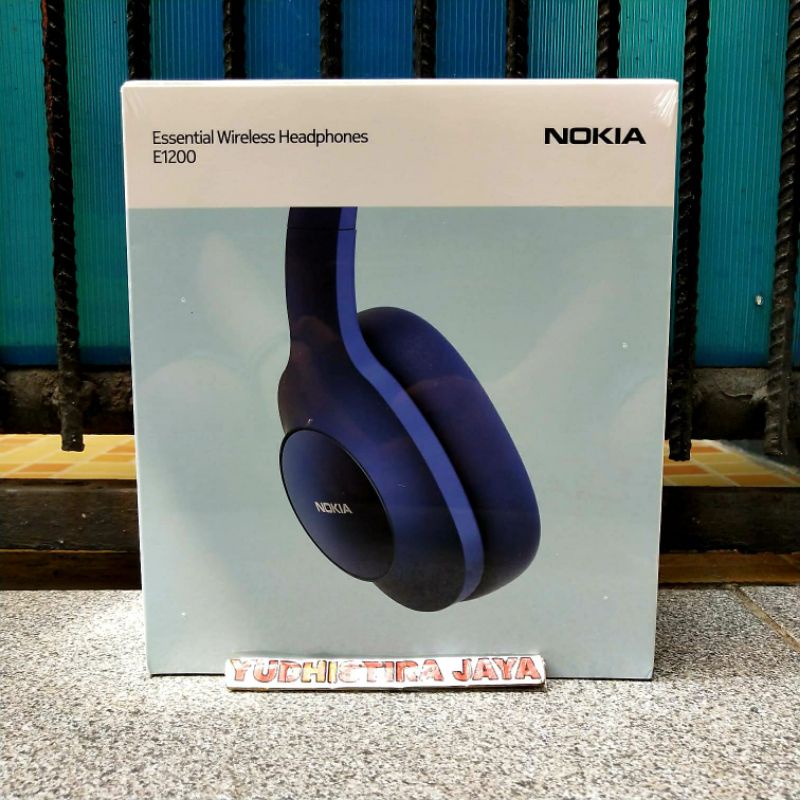 Jual Nokia Wireless Bluetooth 5 Headphone w Mic E1200 Headset Blue ...