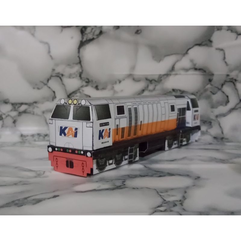 Jual DIY Miniatur papercraft Lokomotif CC206 | Shopee Indonesia