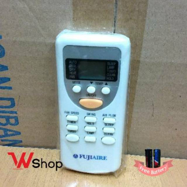 Jual REMOTE/REMOT AC FUJIAIRE DAN UCI ORIGINAL - Air Conditioner ...