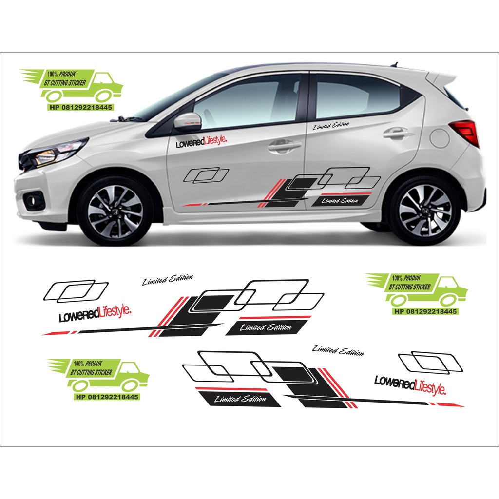 Jual BT sticker mobil brio sticker brio sticker mobil brio variasi ...