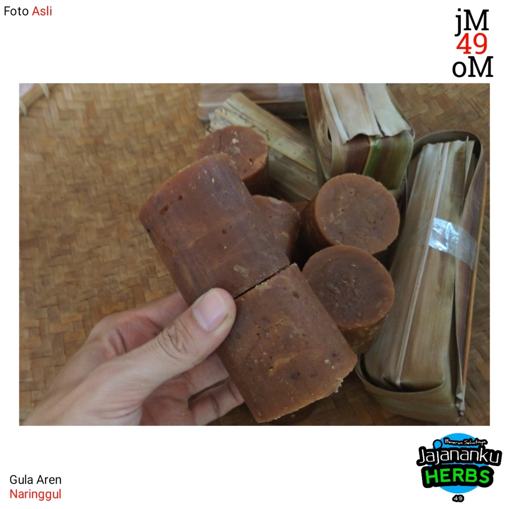 Jual Gula Aren 1kg Bungkus Daun 100% Asli Kawung/Nira JAMINAN UANG ...