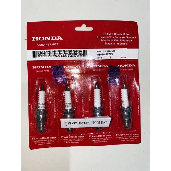 Jual BUSI DENSO HONDA U22 SUPRA / GRAND / REVO / MIO / JUPITER Z / VEGA ...