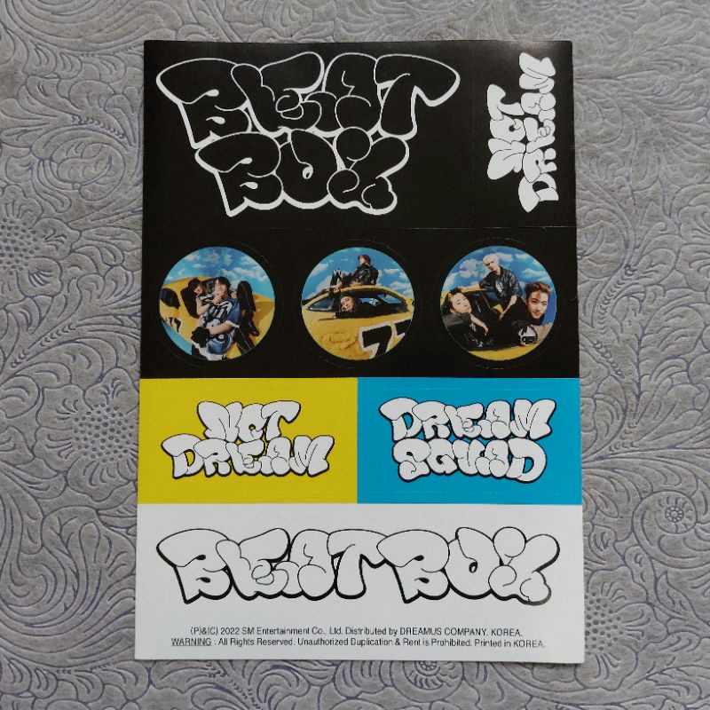 Jual Official Sticker NCT Dream Beatbox | Shopee Indonesia