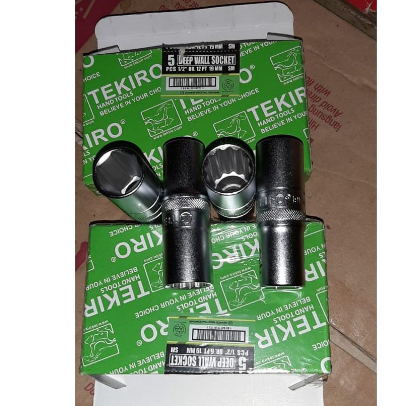 Jual Kunci Sock Tekiro Deep Wall 1/2x 19(6)Panjang Tekiro | Shopee ...