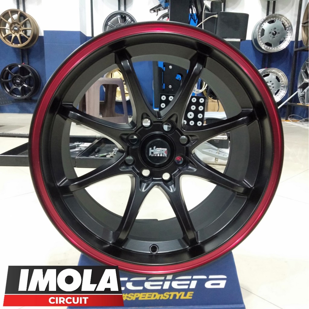 Jual Pelg mobil racing murah ring 16 HSR HIROSHIMA R16 lebar 7/8,5 baut ...