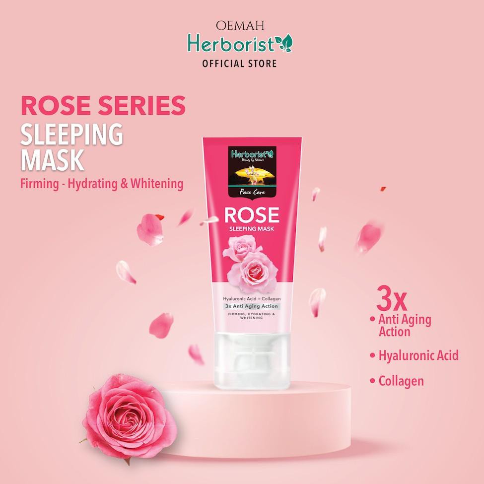 Jual HERBORIST SLEEPING MASK ROSE 80GR | Shopee Indonesia