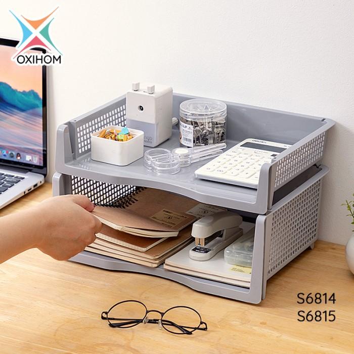 Jual Oxihom Rak Susun Rak Dokumen Kertas Stationary Plastik Stackable ...