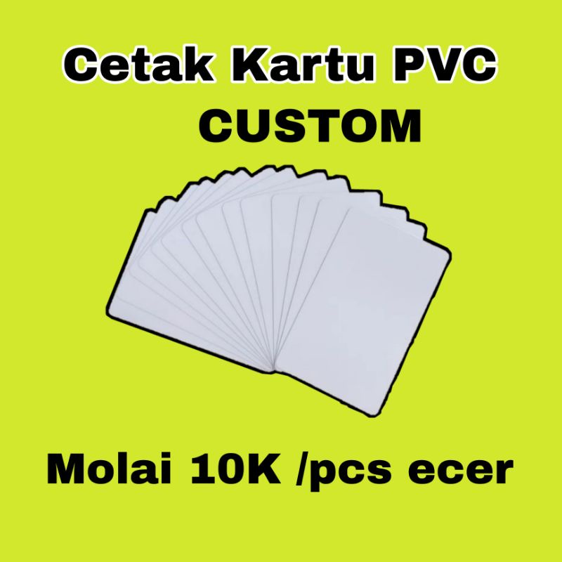 Jual Cetak kartu PVC custom | Shopee Indonesia
