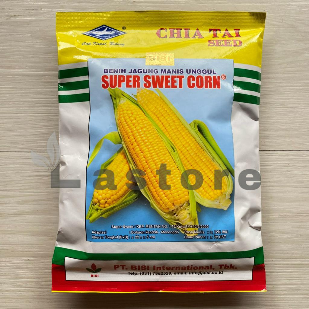 Jual Benih Jagung Manis SUPER SWEET CORN Isi 250 gram Cap Kapal Terbang | Shopee Indonesia