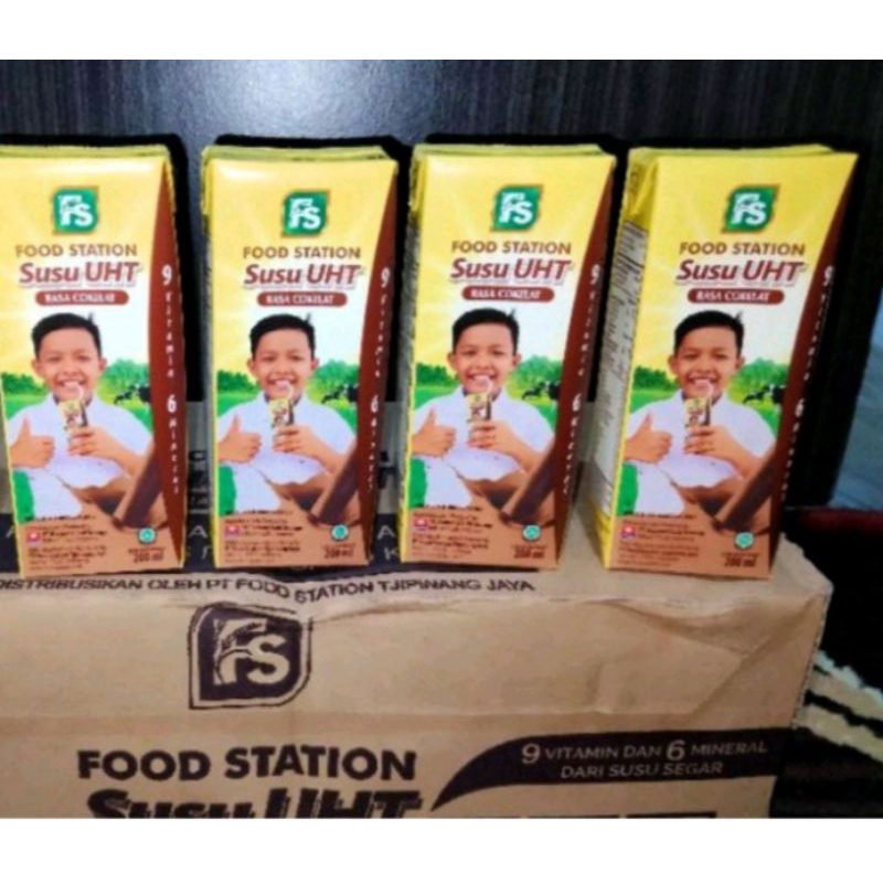 Jual Susu Food Station 200ml ( 1 karton ) | Shopee Indonesia