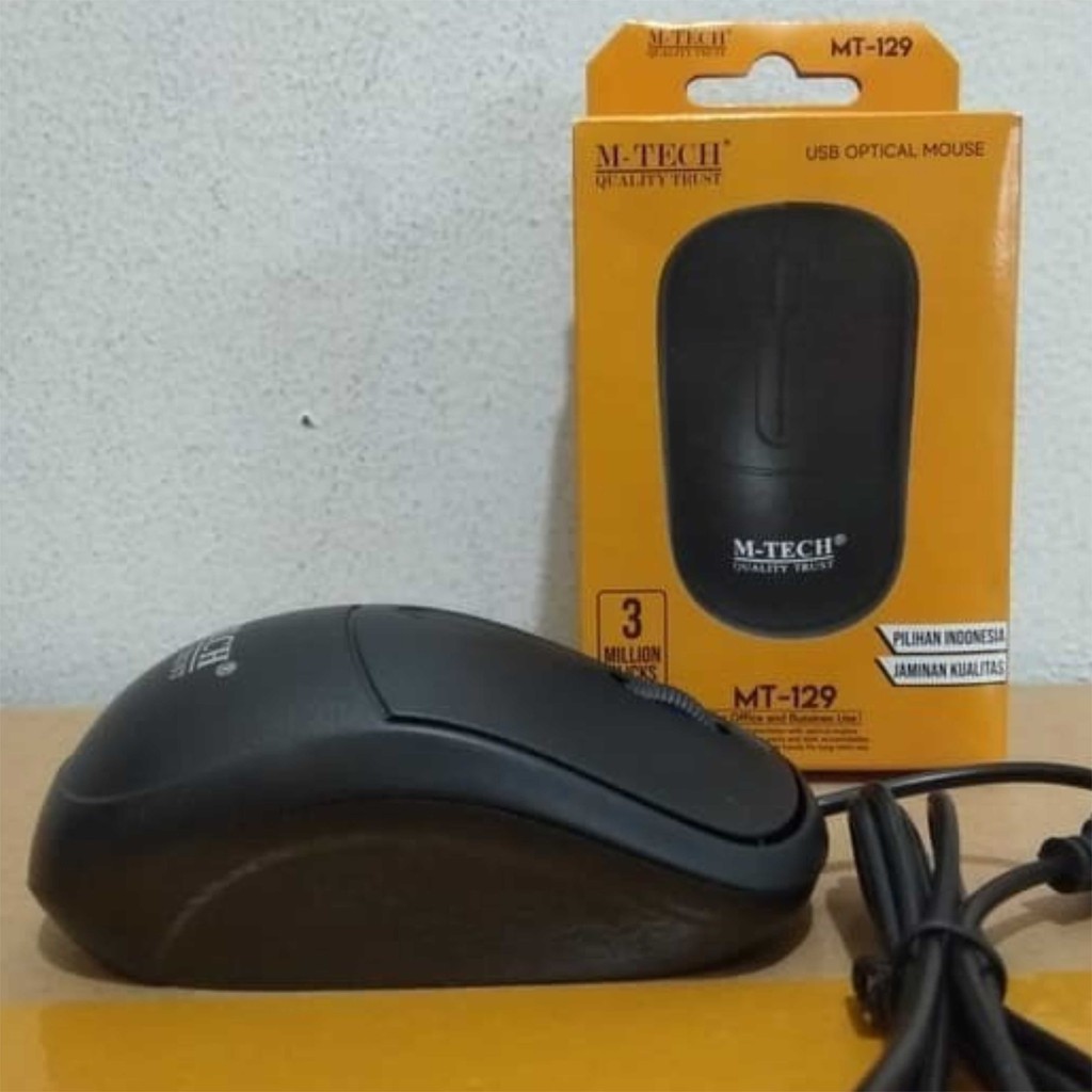 Jual Mouse M-Tech Kabe USB MT-129 untuk Komputer PC dan Laptop | Shopee Indonesia