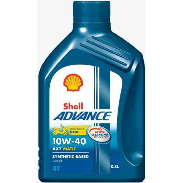 Jual Oli Motor Matic Shell Advance 4T AX7 Synthetic Based Matic Oil 0 ...