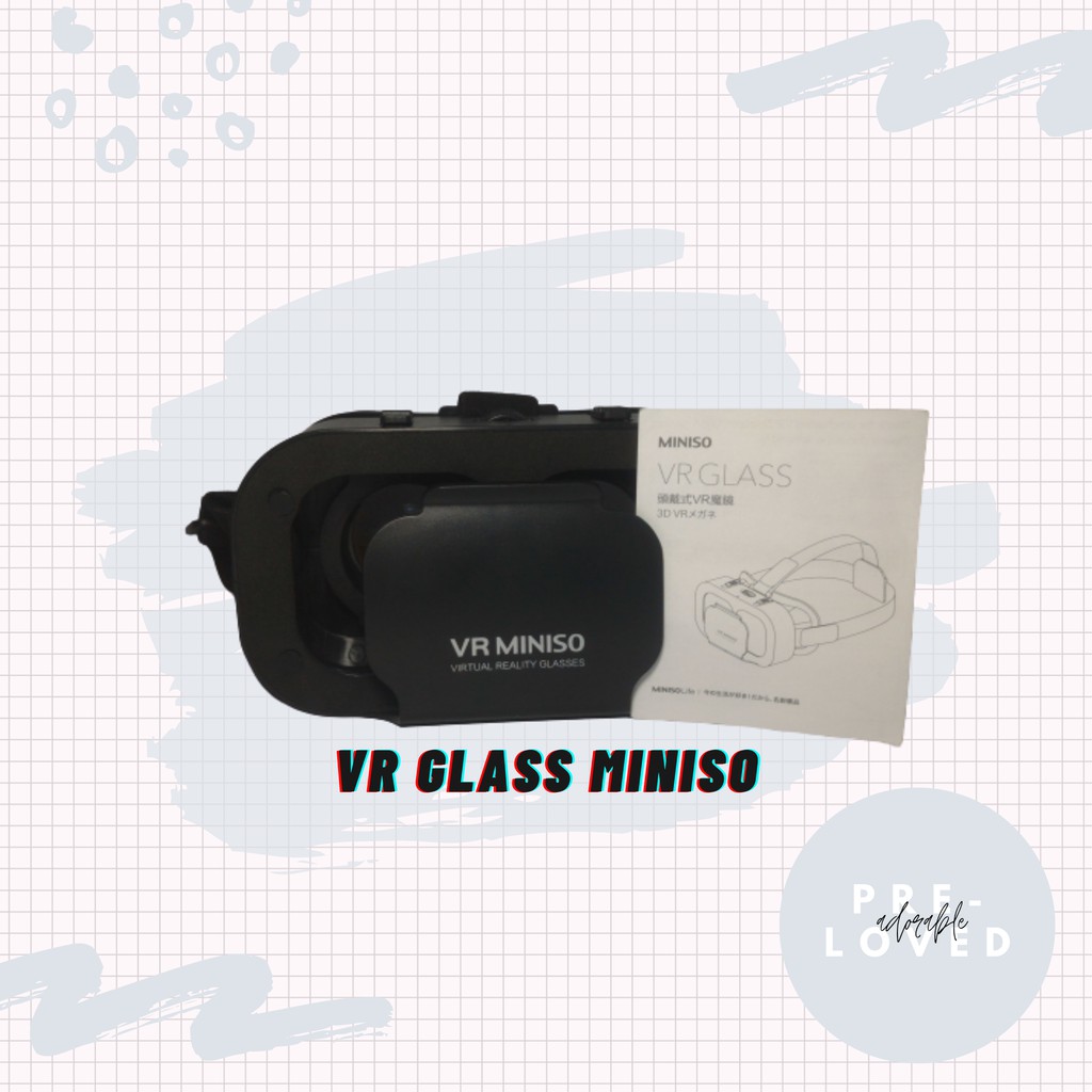 Jual [PRELOVED] VR GLASS MINISO Head Wearing | Shopee Indonesia