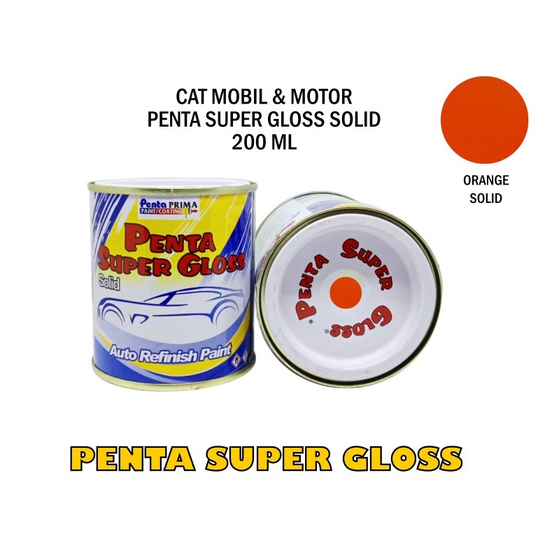 Jual CAT PENTA ORANGE 26012 200 gram - cat penta oren - cat oren mobil ...