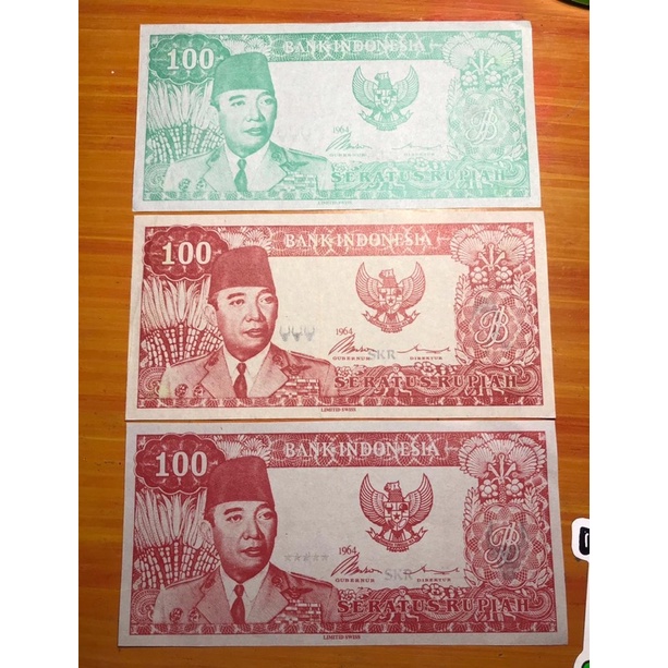 Jual Uang Kuno Soekarno 100 Rupiah 1964 Langka 01 | Shopee Indonesia