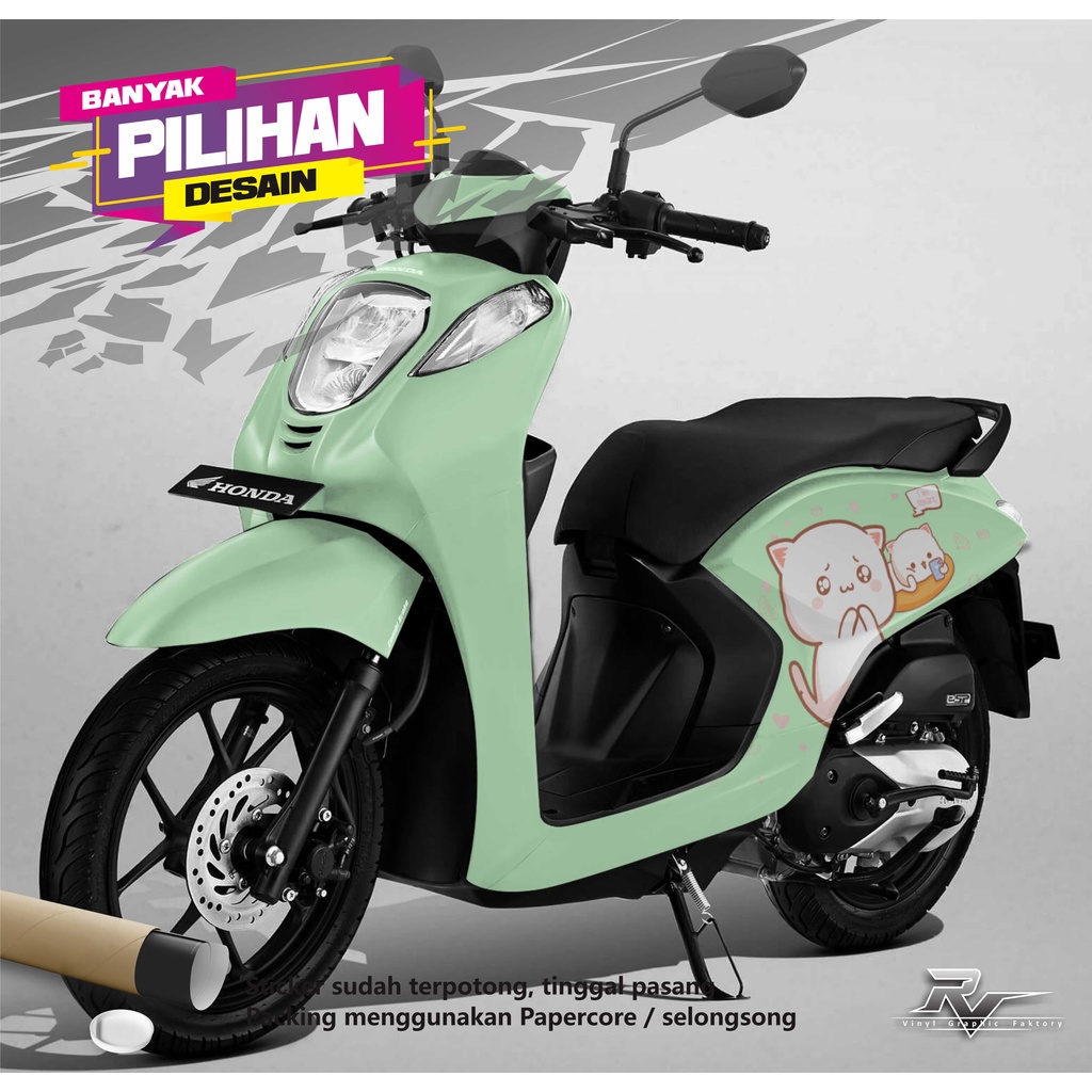 Jual G06 Decal sticker/ stiker motor Genio terbaru Full Body - striping ...