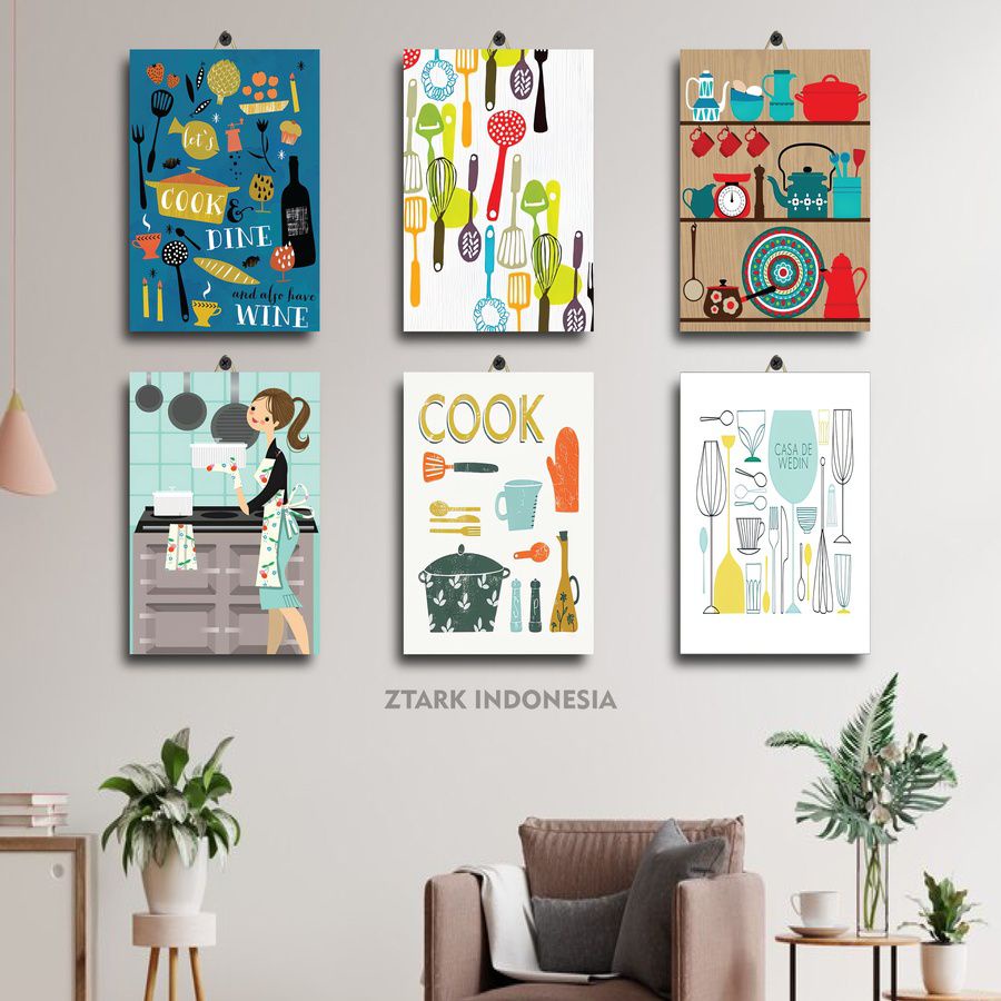 Jual 41-51 POSTER KAMAR DEKORASI DAPUR 20X30 BEV7W/NHUKM/ HIASAN KAMAR ...