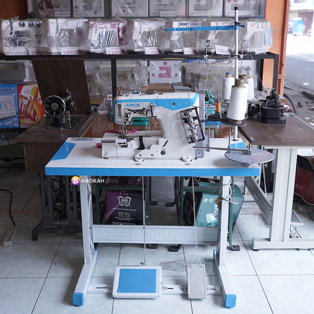 Jual Mesin Jahit Overdeck JACK JK-W4-D-02BB Industrial | Shopee Indonesia