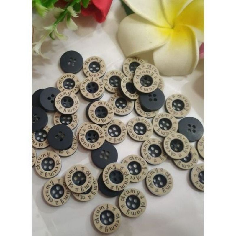 Jual kancing baju custom nama merk desain 280PCS | Shopee Indonesia