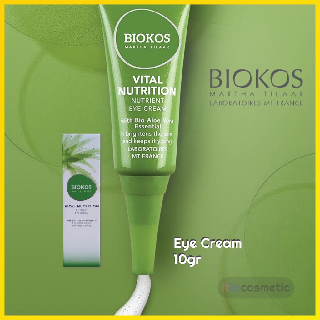 Jual BIOKOS Vital Nutrition Nutrient Eye Cream 12 GR | With Aloe Vera ...