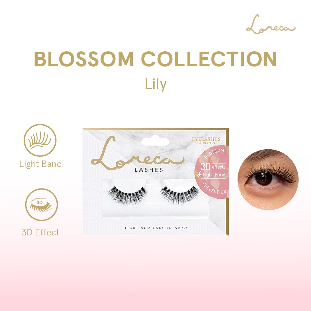 Jual LORECA Eyelash / Bulu Mata - Lily (Upper) | Shopee Indonesia
