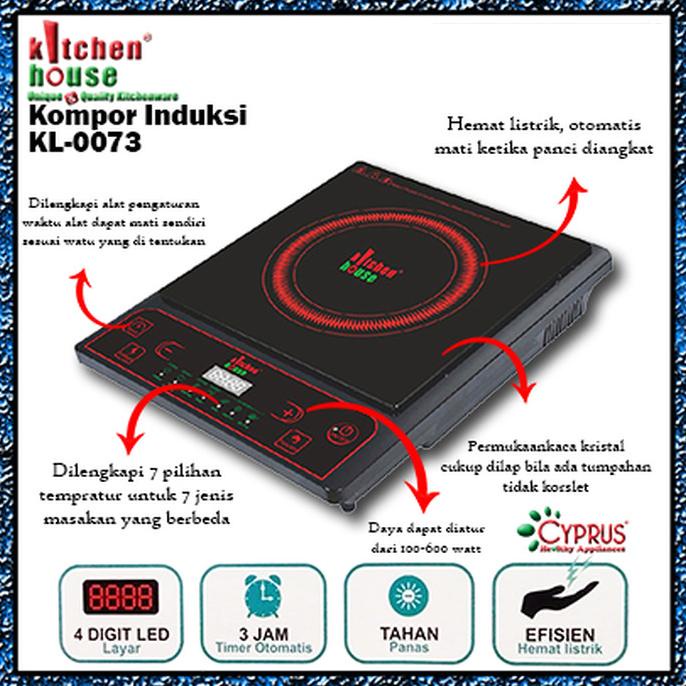 Jual Produk Unggulan] Kitchen House CYPRUS KL-0073 Kompor Induksi ...