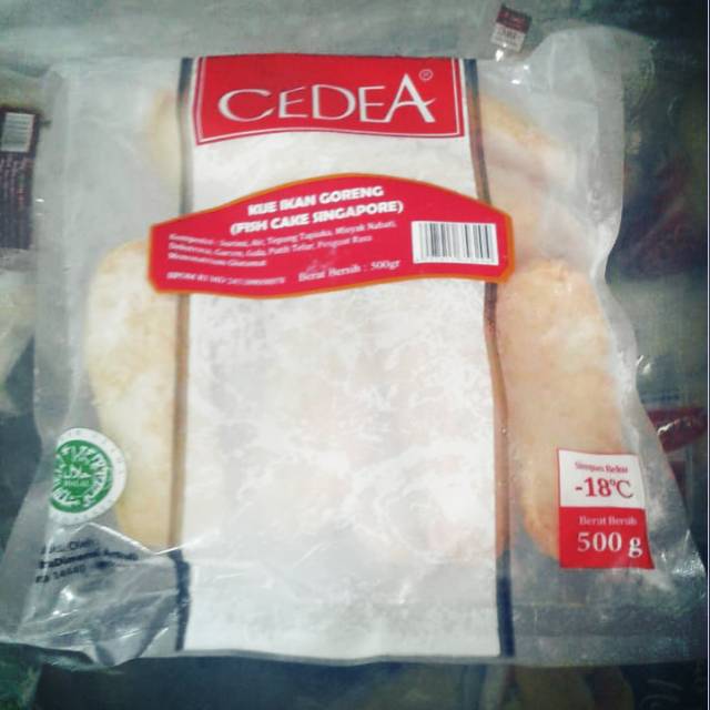 Jual Kue ikan goreng Cedea(Fish Cake Singapore) 500 gr | Shopee Indonesia