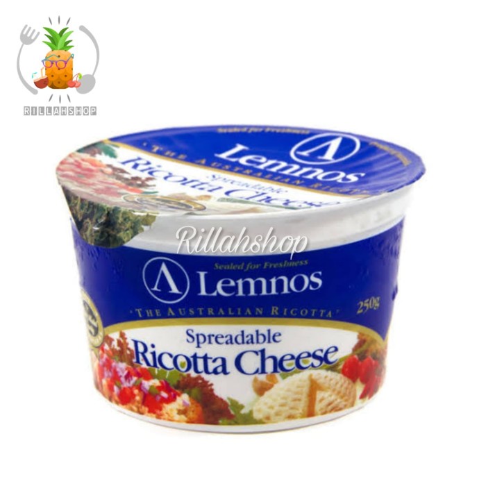 Jual Lemnos Ricotta Cheese Keju Ricotta 250g | Shopee Indonesia