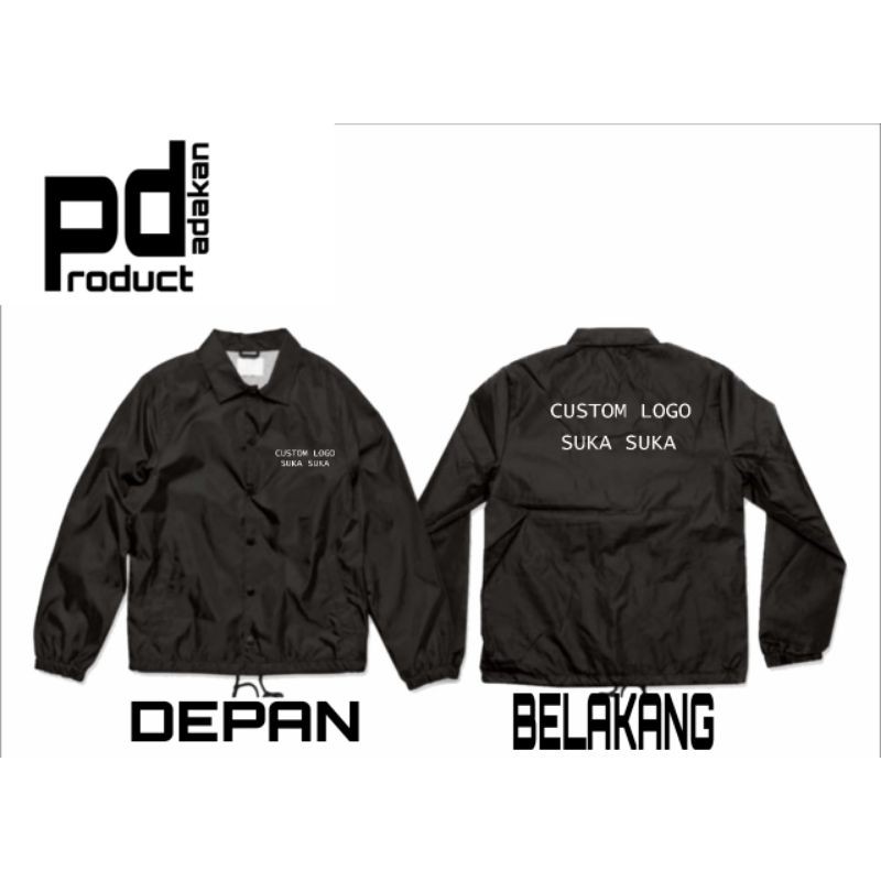 Jual JAKET COACH WINDBREAKER CUSTOME MURAH (DESAIN SESUKA KAMU ...