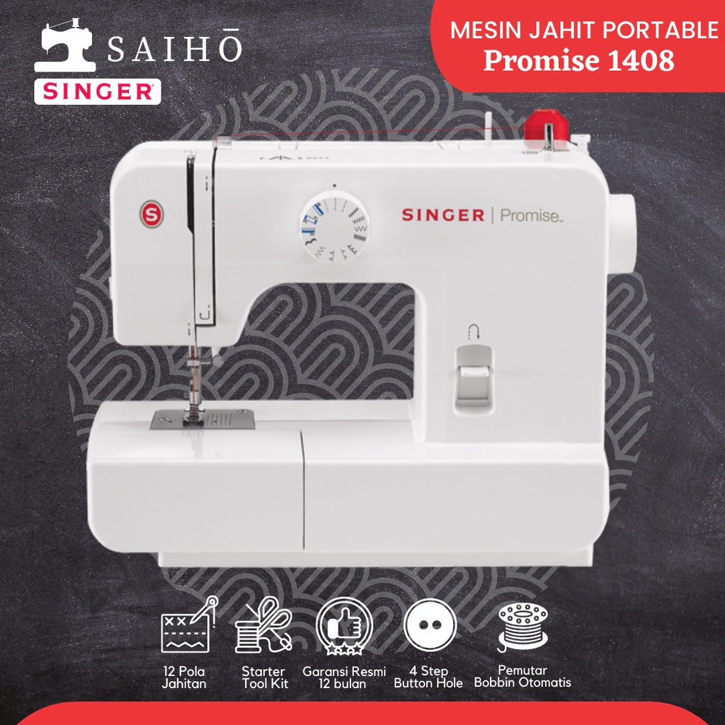Jual SINGER Promise 1408 - Mesin Jahit Portabel | Shopee Indonesia