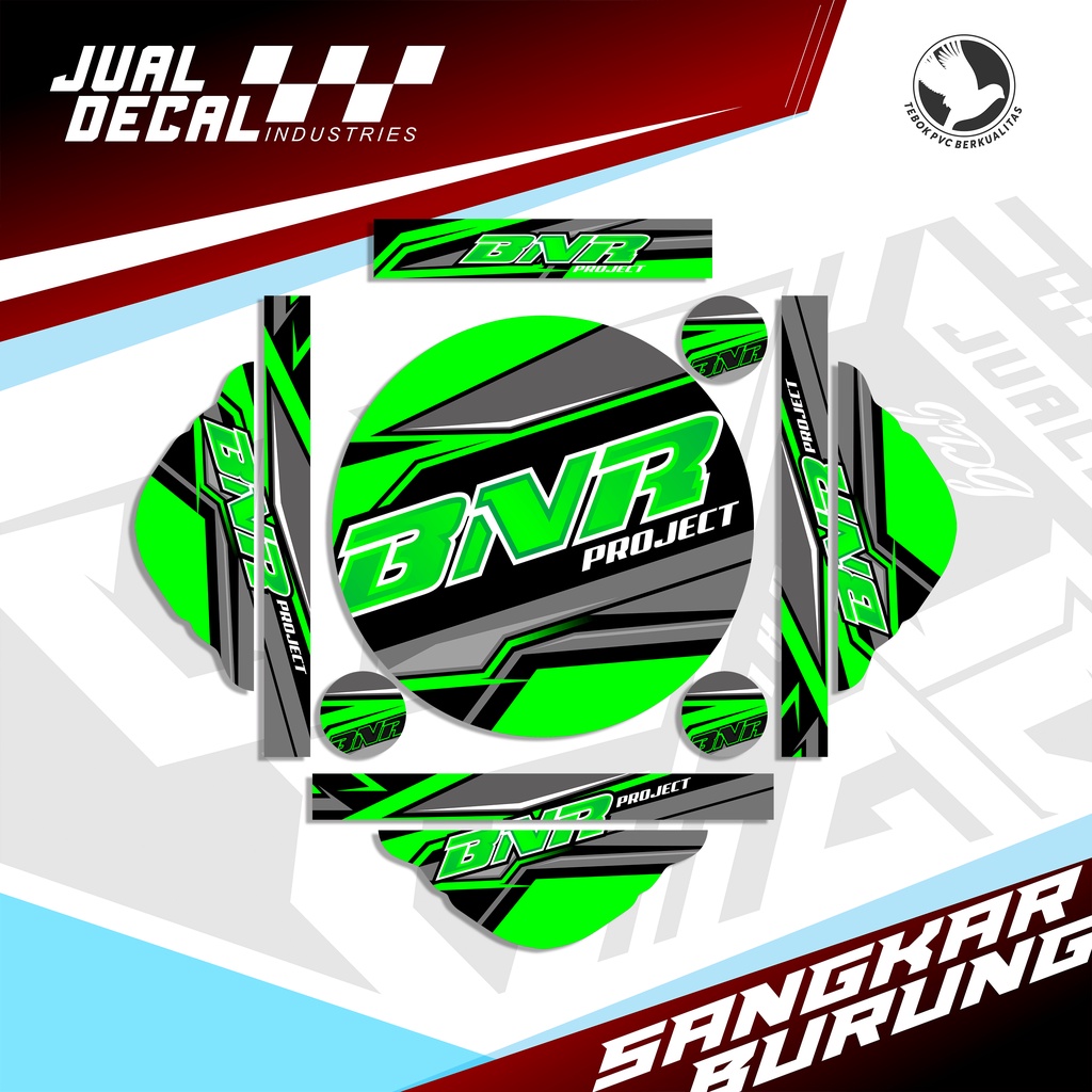 Jual Stiker Sangkar Burung Lovebird BNR PROJECT Decal Tebok Love Bird ...
