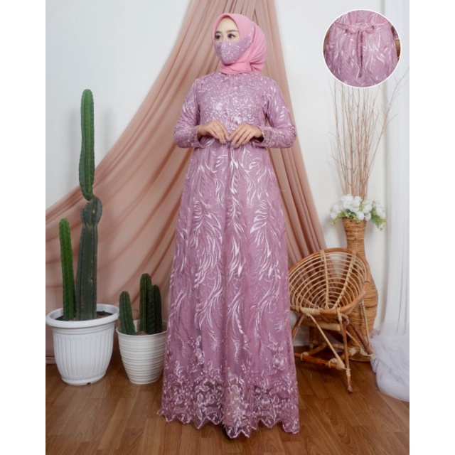 Jual KEBAYA WARNA LILAC~GAMIS KEBAYA MODERN~GAMIS KEBAYA KONDANGAN ...