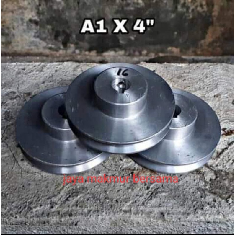 Jual Pulley pully A1 x 4"inci as 12mm /14mm /15mm / 16mm / 17mm / 18mm ...
