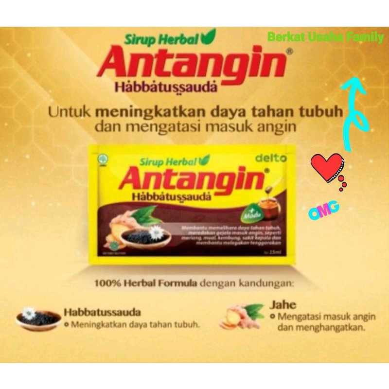 Jual Antangin Syrup Habatusauda isi 12 sachet Termurah | Shopee Indonesia