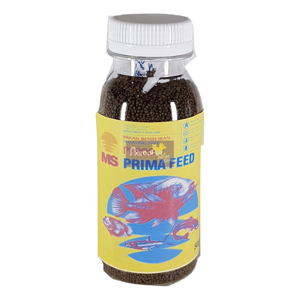 Jual Makanan Ikan MS Prima Feed PF800 Floating Feed 50g | Shopee Indonesia