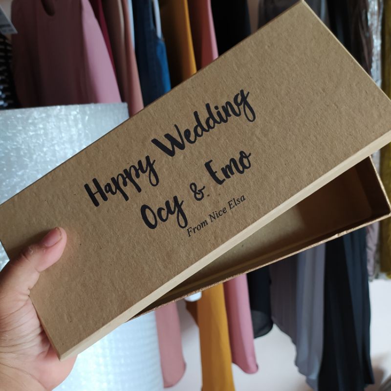 Jual Box Custom Tulisan 25x10x5cm | Shopee Indonesia