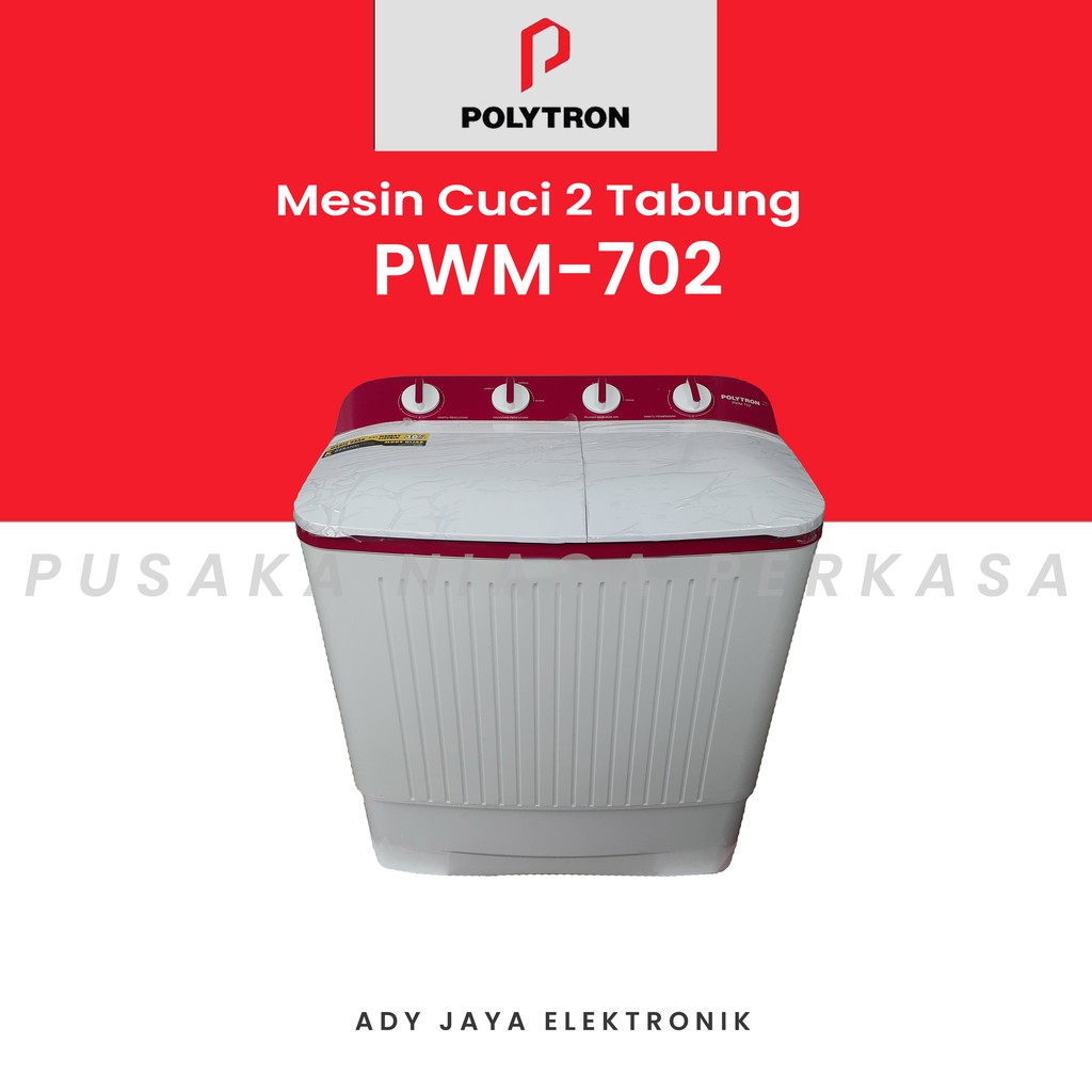 Jual MESIN CUCI POLYTRON 2 TABUNG PWM-702 | Shopee Indonesia
