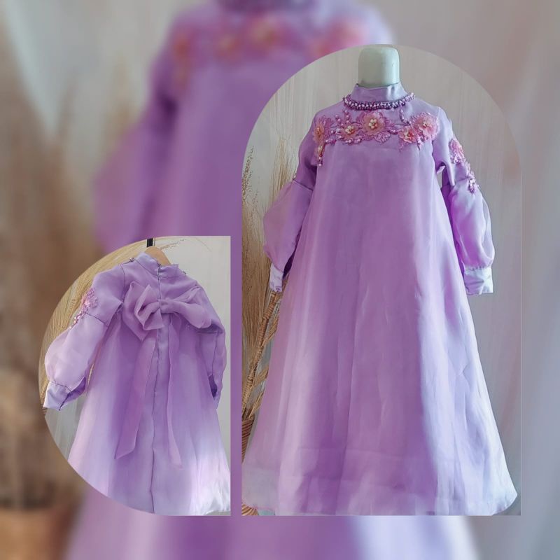 Jual pesanan gaun organza kak riani | Shopee Indonesia