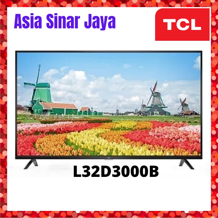 Jual TCL L32D3000B LED TV 32 Inch Digital DVB-T2 HDMI & USB Movie ...