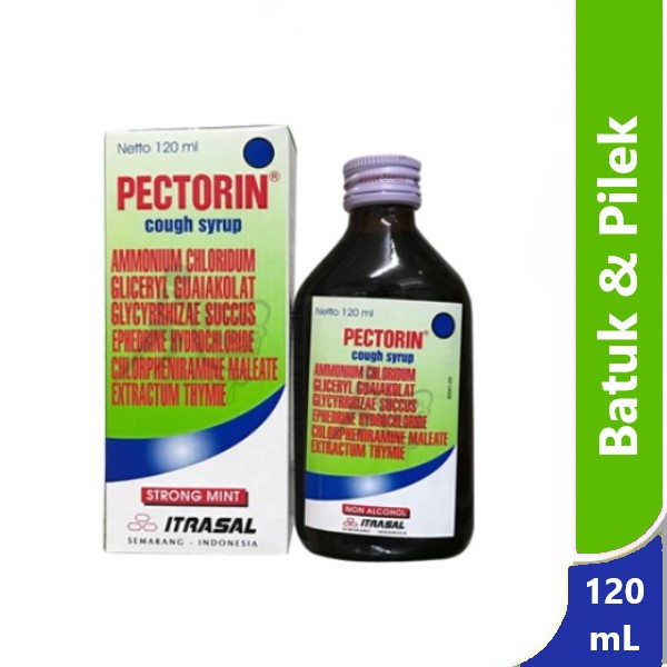 Jual Pectorin Sirup 120 mL - obat hitam batuk dan pilek | Shopee Indonesia