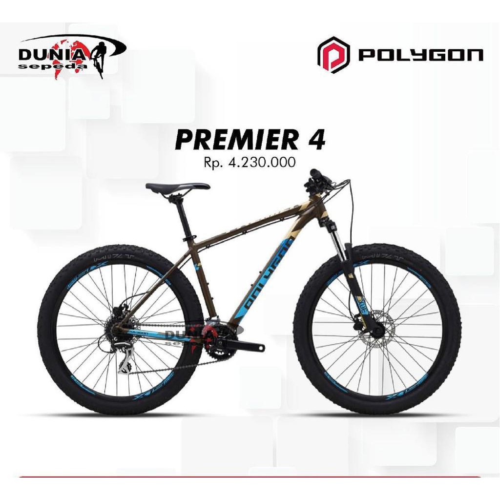 Jual Sepeda Polygon Premier 4 Brown | Shopee Indonesia