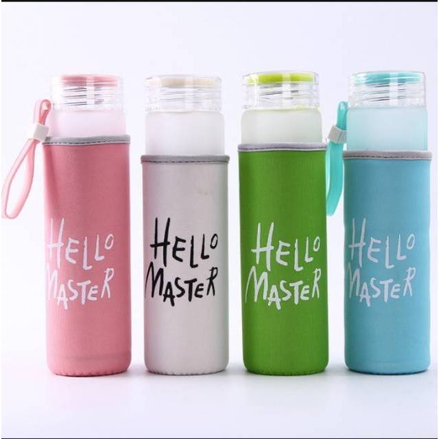 Jual Botol Hello Master + Pouch (500 ml) | Shopee Indonesia