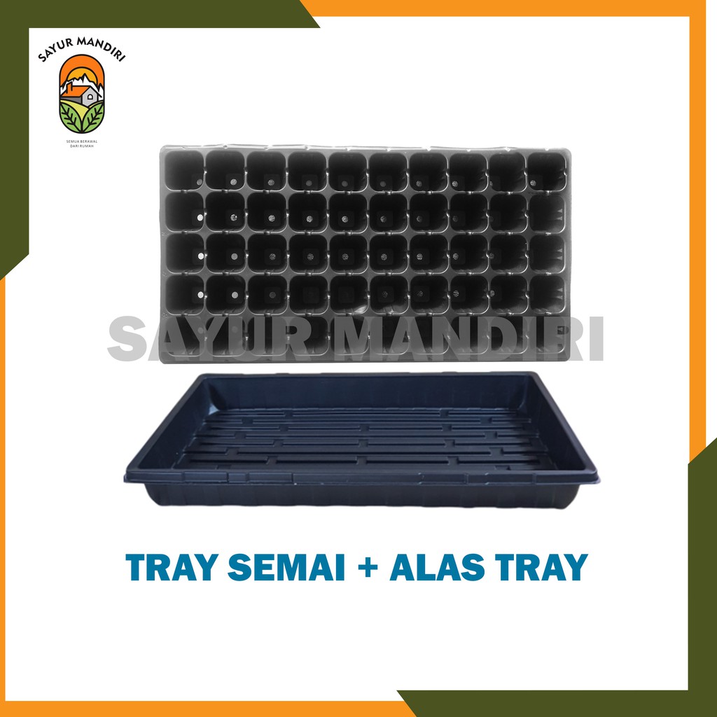 Jual Paket Tray Semai (Tray Semai + Alas Tray) - Tray Semai Hidroponik ...