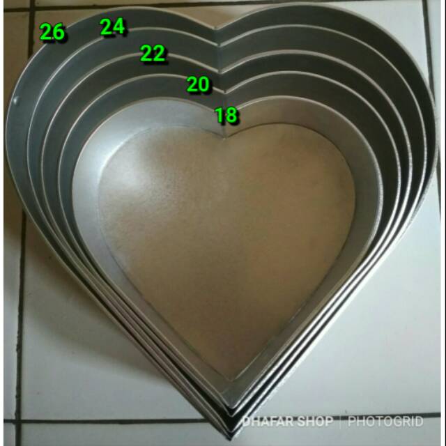 Jual Loyang Bolu Love Set (5 pcs) | Shopee Indonesia